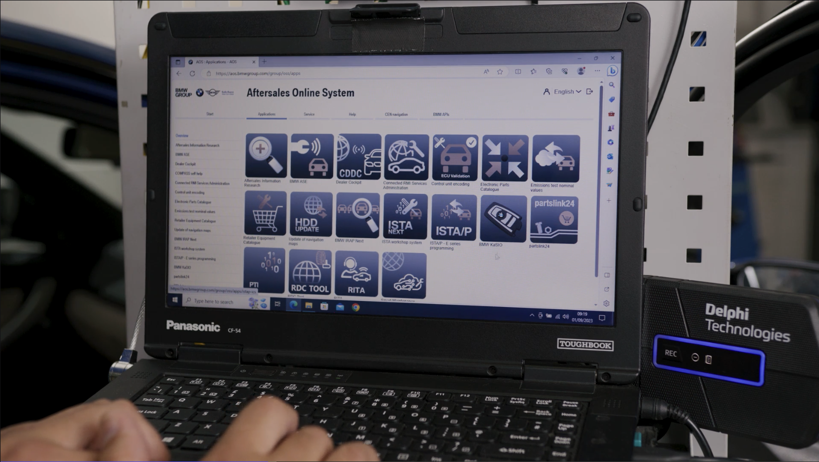 Resetting service history on a BMW iDrive - Delphi